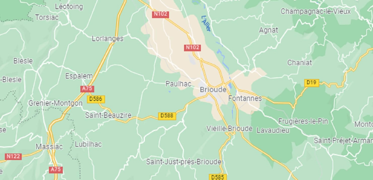 Carte interactive - Brioude Sud Auvergne Tourisme